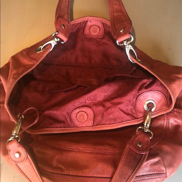 Fossil | Bags | Fossil Red Leather Bag Purse | Poshmark